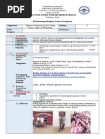 Lesson Plan in PAgbasa at Pagsusuri | PDF