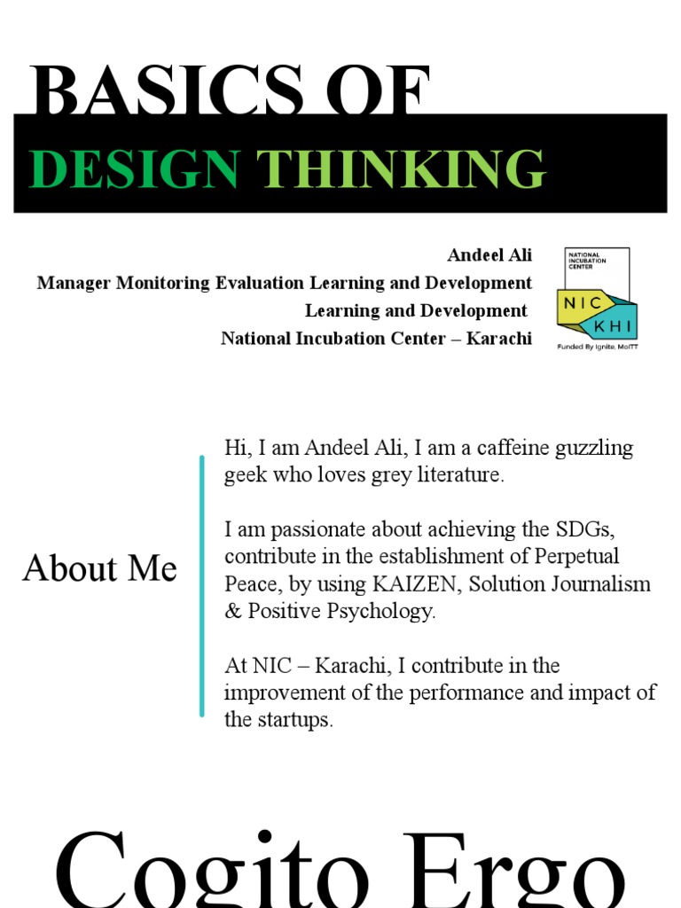 Design Thinking - Andeel Ali | PDF