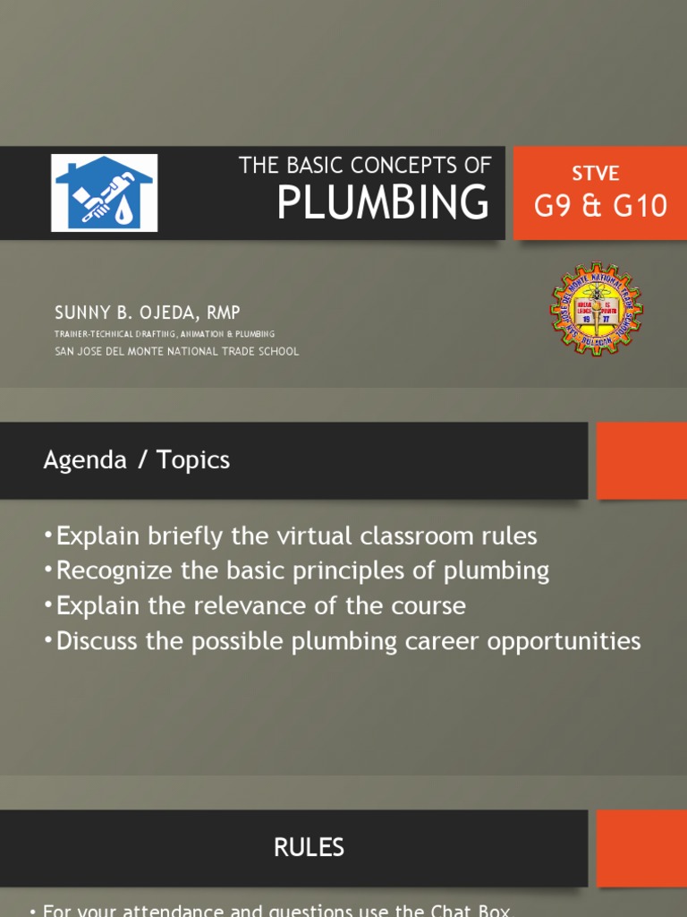 PLM1 BASIC CONCEPTS | PDF | Plumbing | Engineer