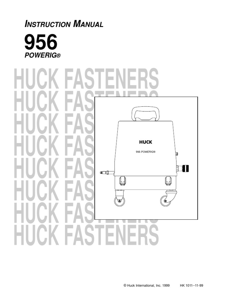 HUCK 956 | PDF | Pump | Valve