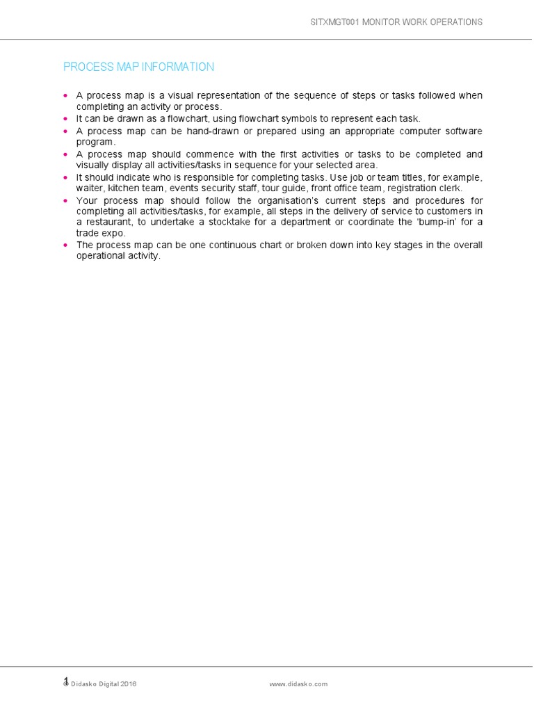 Process Chart Information | PDF | Map | Information Science