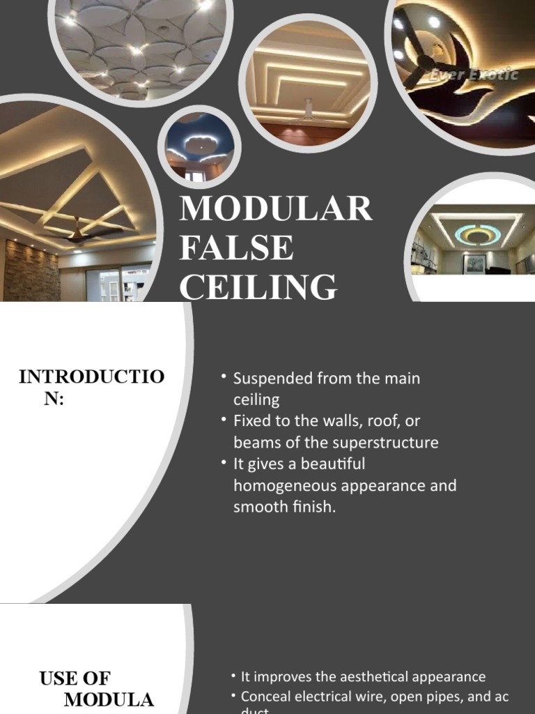 Modular False Ceiling Overview | PDF