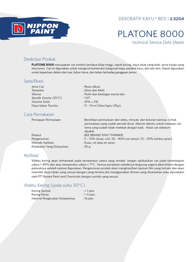 Technical Service Data Sheet Cat | PDF