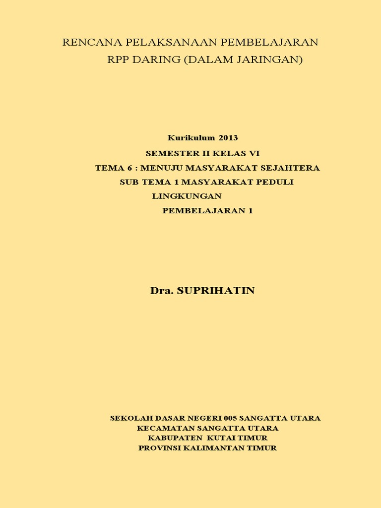 SD-Kelas 6-Smt2-Tema6-Subtema1 | PDF