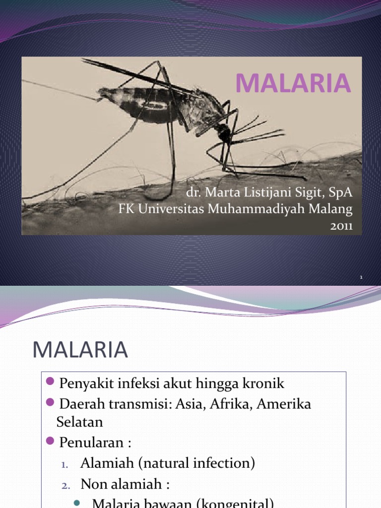 Panduan Lengkap Malaria dan Penanganannya | PDF | Pengembangan Diri | Kesehatan Holistik