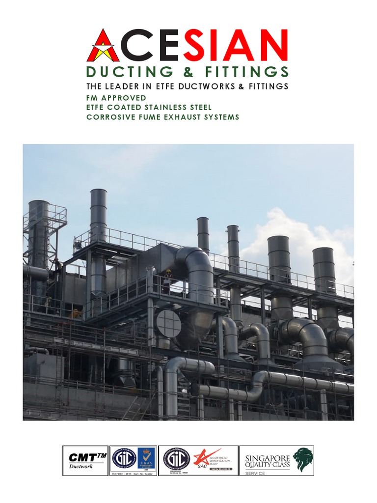 Acesian Ducting Catalogue (111121) | PDF | Stainless Steel | Duct (Flow)