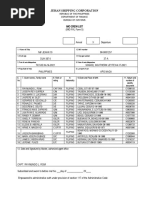 (IMO FAL Form 5) : Crew List | PDF