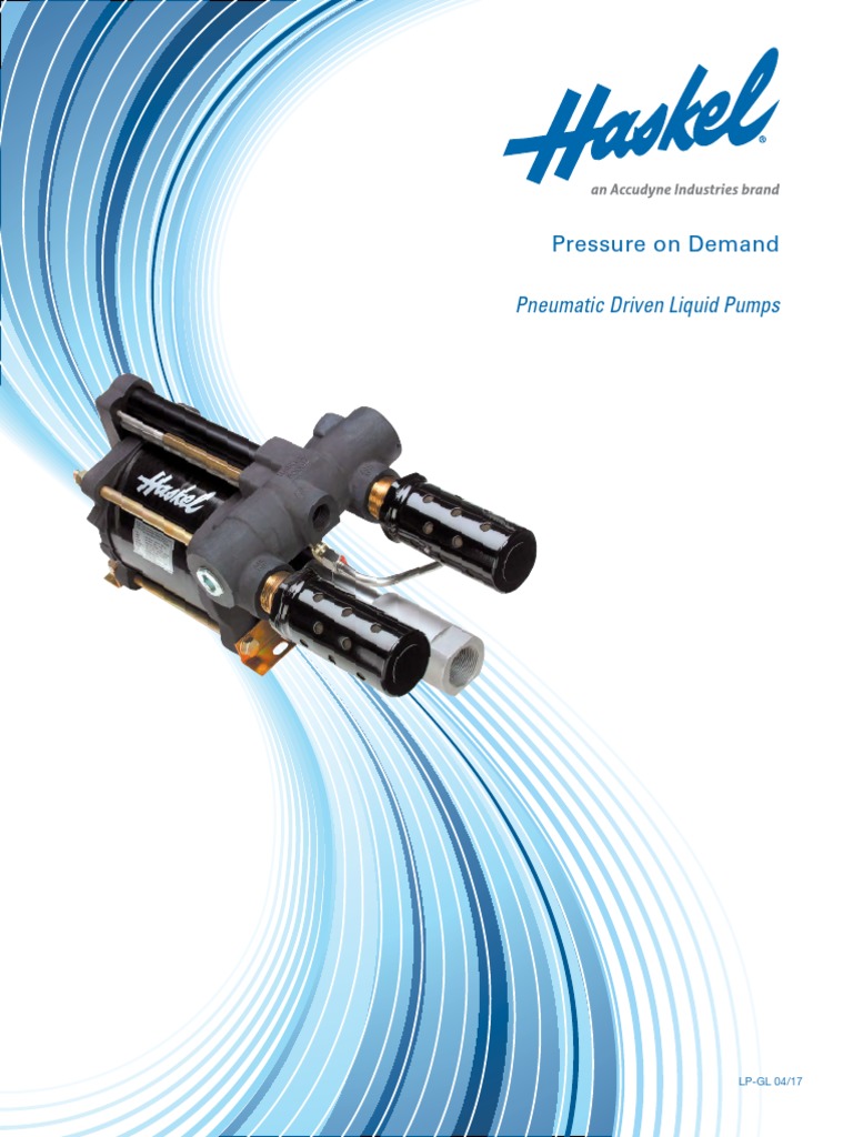 Haskel Liquid Pumps Booklet Web | PDF | Valve | Pump