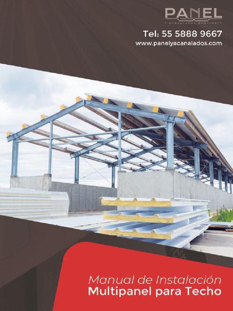 Manual Instalacion Multipanel para Techo Min | PDF | Perforar | Bienes ...