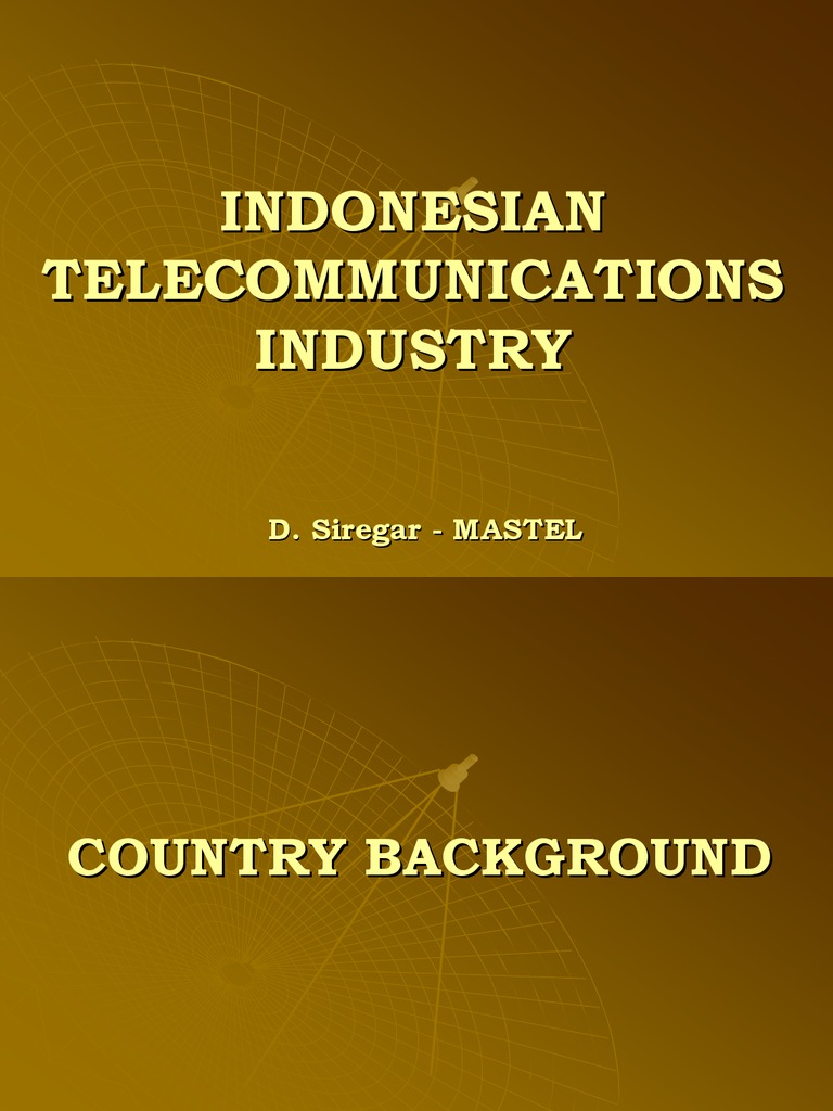 Indonesian Telecommunications Industry | PDF | Telecommunication ...
