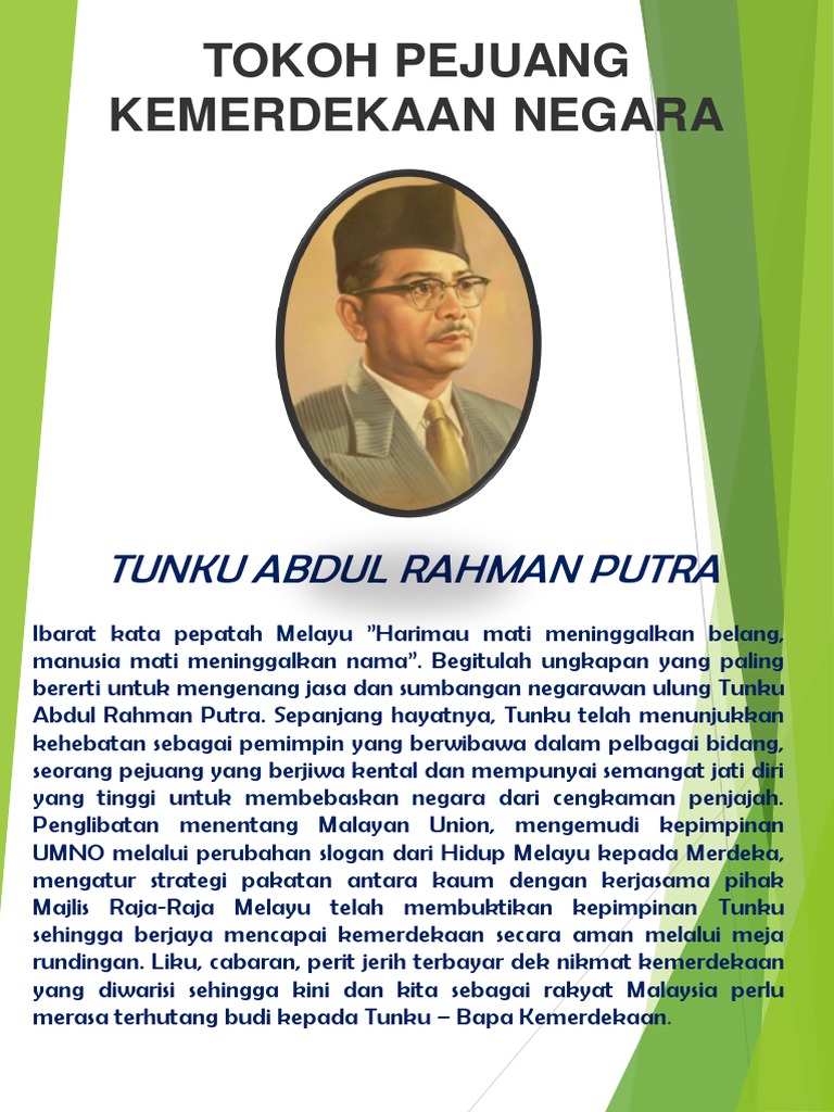 Tokoh-Tokoh Pejuang Kemerdekaan Negara | PDF