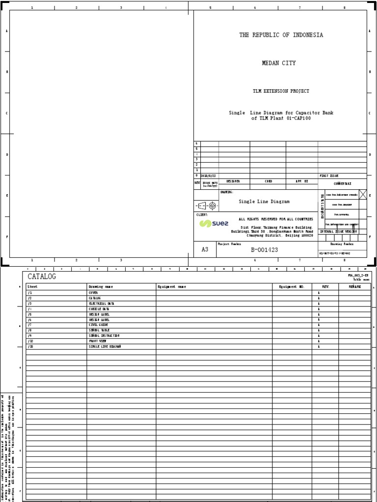 01-CAP100 Single Line Diagram For Capacitor Bank of TLM Plant | PDF ...