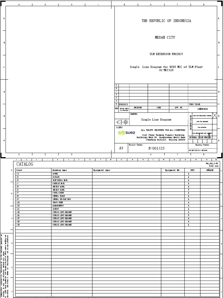 01-MCC320 Single Line Diagram For UCD5 MCC of TLM Plant | PDF ...