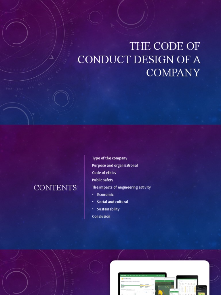 The Code of Conduct Design of A Company | PDF | Art