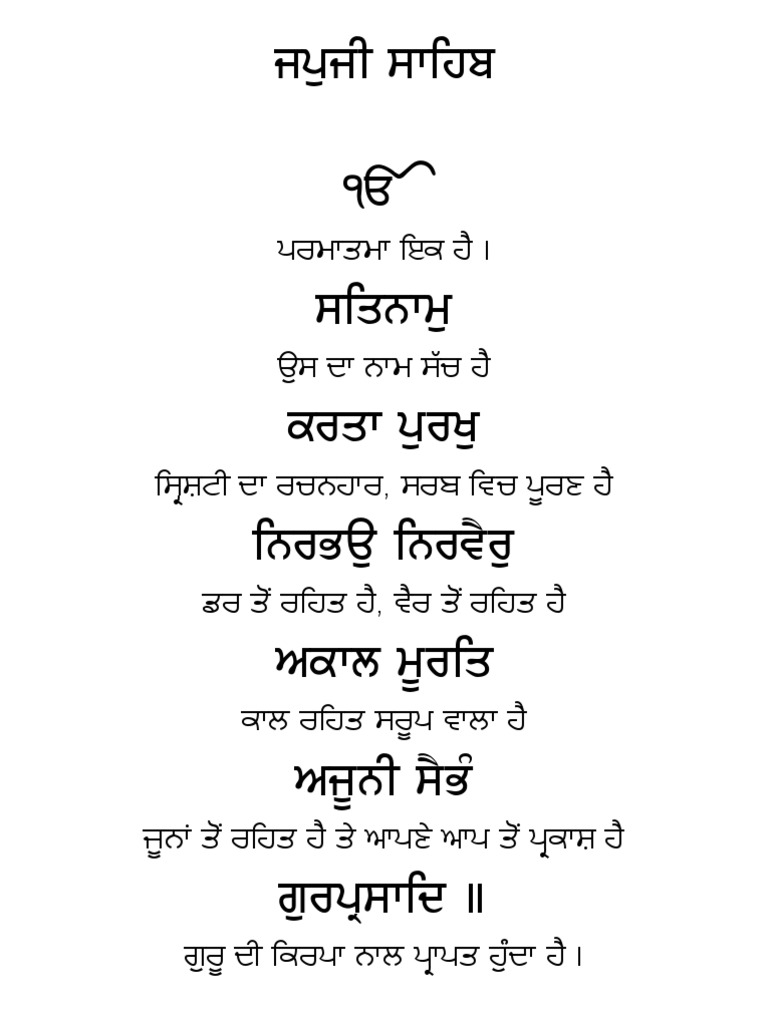 Japji Sahib Steek - Copy 9x12 Font 16-10 | PDF