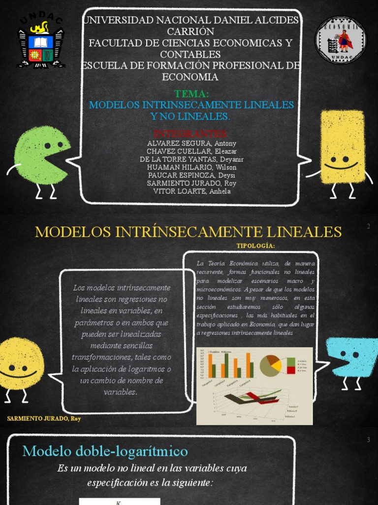 Modelos Intrinsecamente Lineales y No Lineales | PDF | Econometría ...
