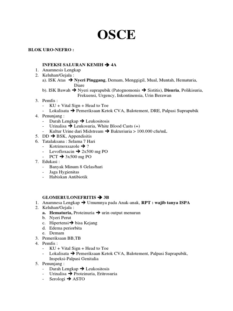 OSCE Sem 6 | PDF