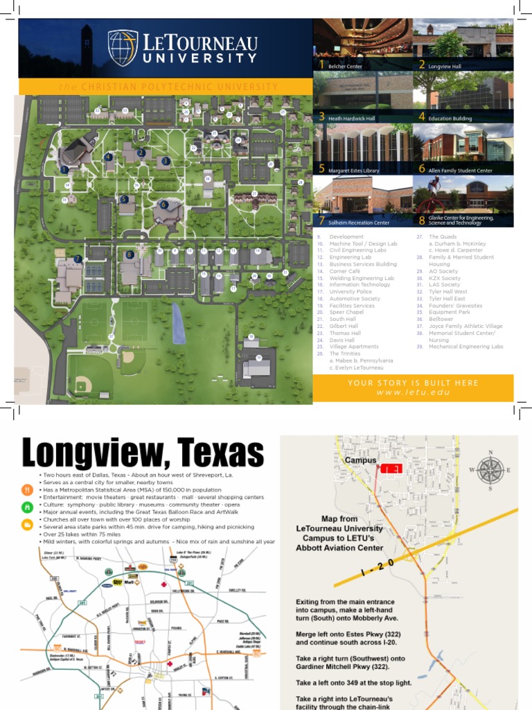 campus-map-2020-letu | PDF | Mechanical Engineering | Science