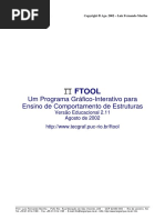 Um Tutorial Resumido para Começar A Usar o Ftool | PDF | Flexão (Física)