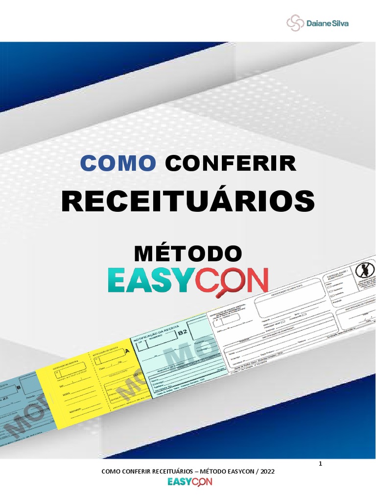 Como Conferir Receituários - Método Easycon | PDF | Receita médica | Farmacêutico