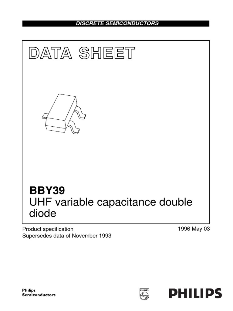 Data Sheet: UHF Variable Capacitance Double Diode | Download Free PDF ...