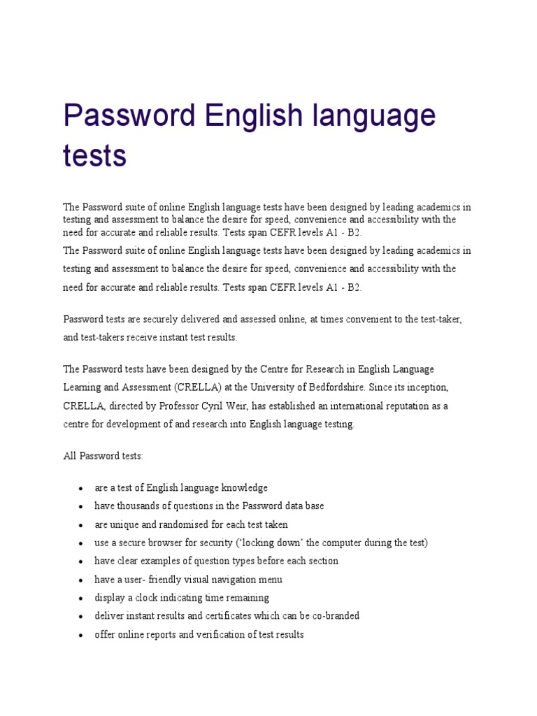 Password English Language Tests | PDF | Multilingualism | Sacrifice