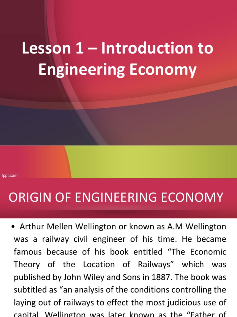 Lesson 1 - Introduction To Engineering Economy | PDF | Engineering ...