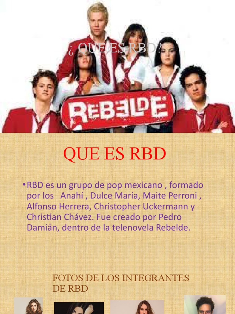 Que Es RBD | PDF