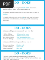 Ejercicios Prácticos Usando Los Auxiliares Do Y Does | PDF