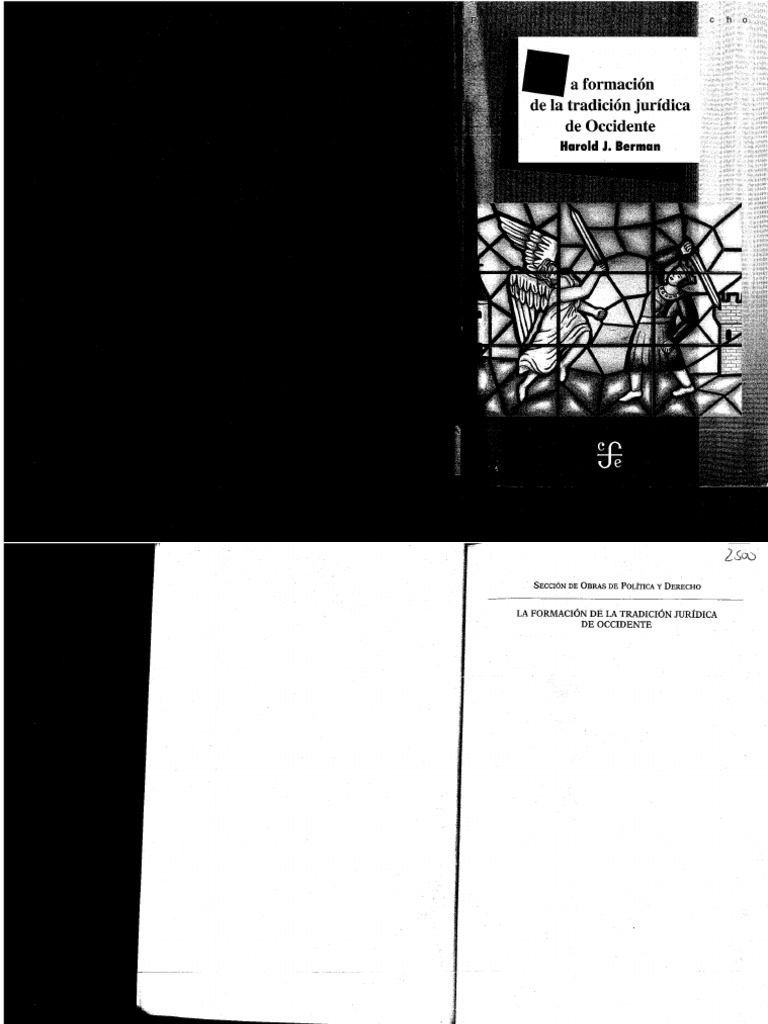 Harold Berman - La Formación de La Tradición Jurídica de Occidente | PDF