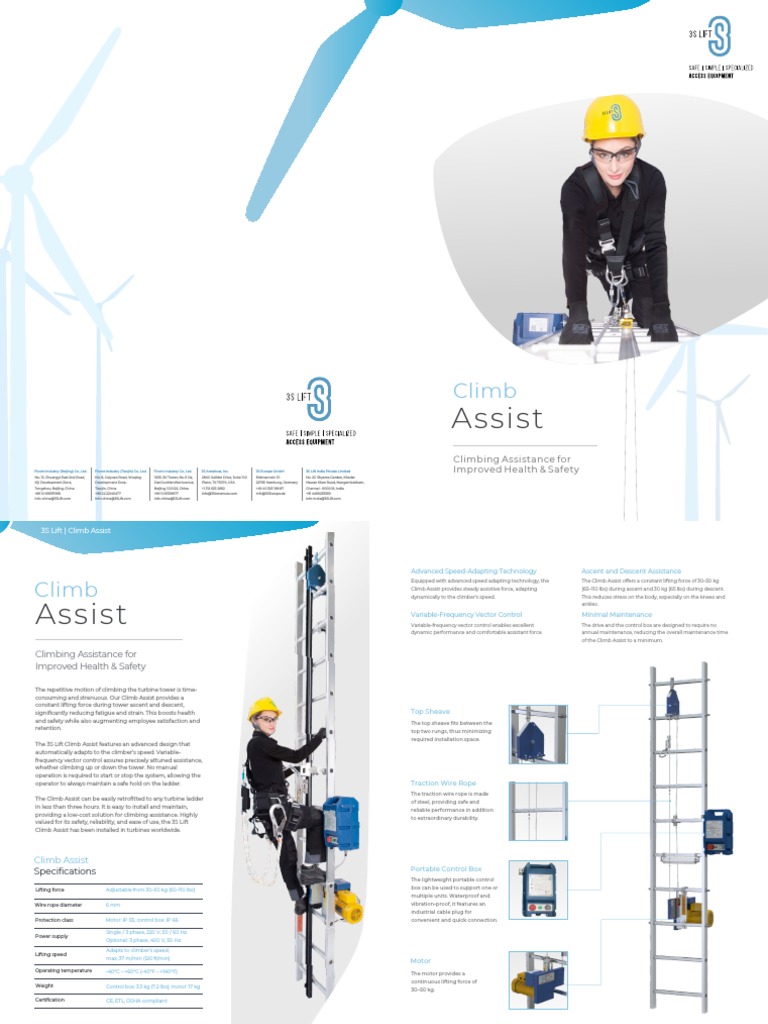 3S Lift Climb Assist 1 | PDF | Elevator | Equipment