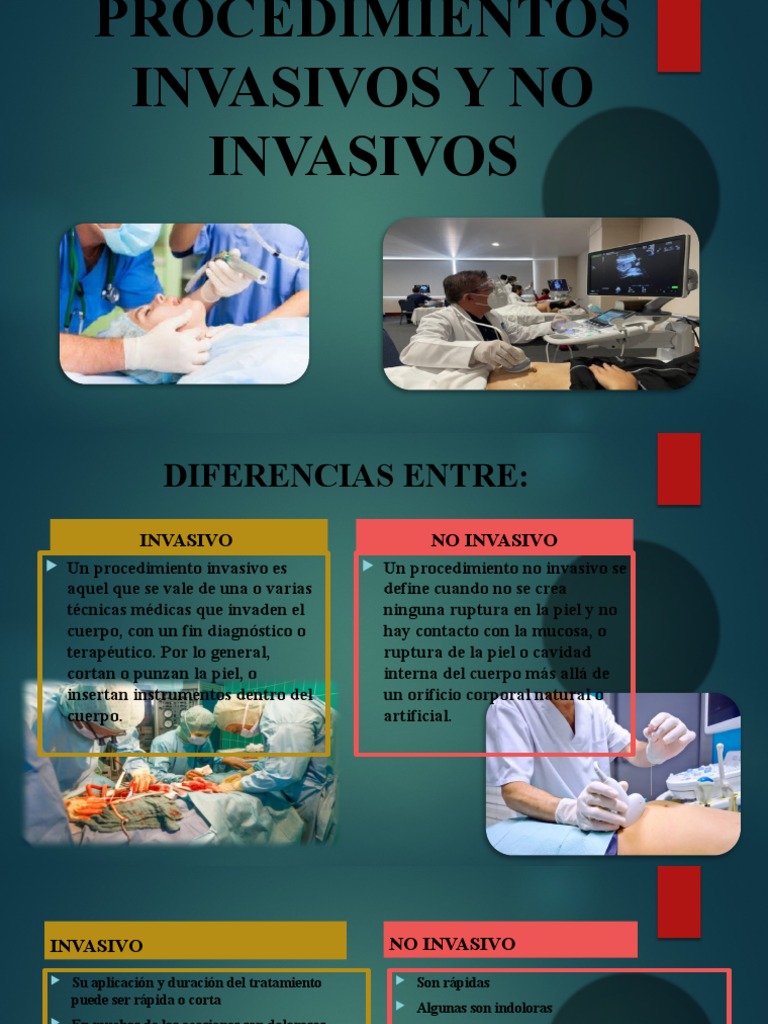 Diferencias entre procedimientos invasivos y no invasivos | PDF