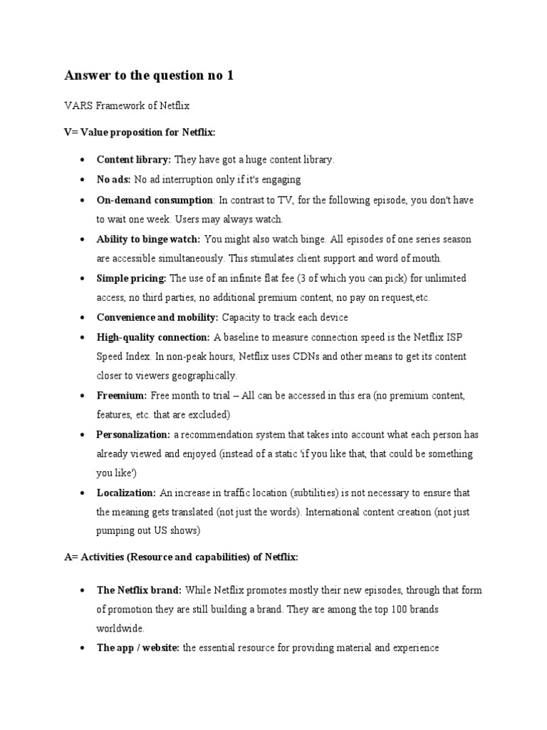 mkt460 Final | PDF | Netflix | Brand