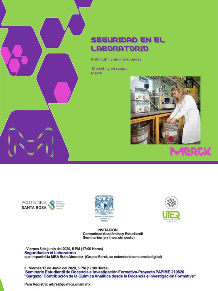 Seguridad en Lab-REA-Merck | PDF | Residuos | Laboratorios