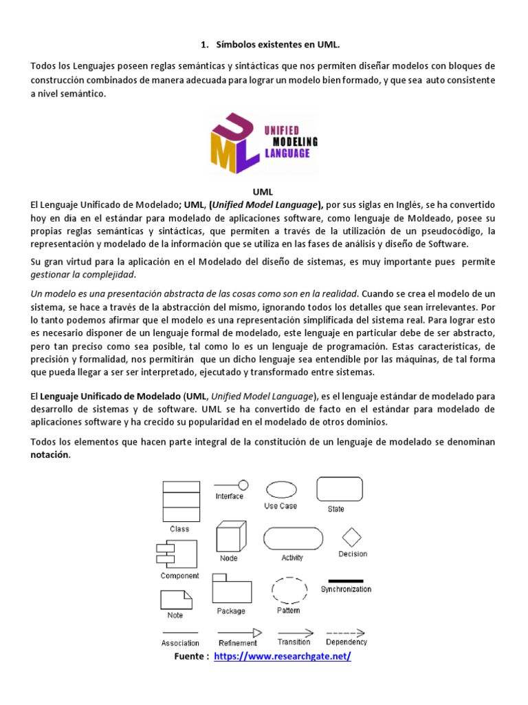 Foro Temático Lenguaje Unificado de Modelado - UML | PDF | Lenguaje de ...