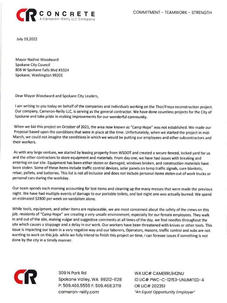 Concrete Letter | PDF