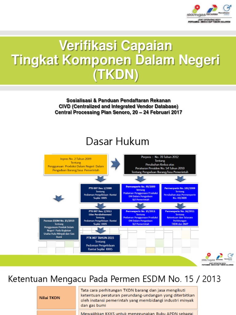 Verifikasi Capaian Tingkat Komponen Dalam Negeri (TKDN) | PDF