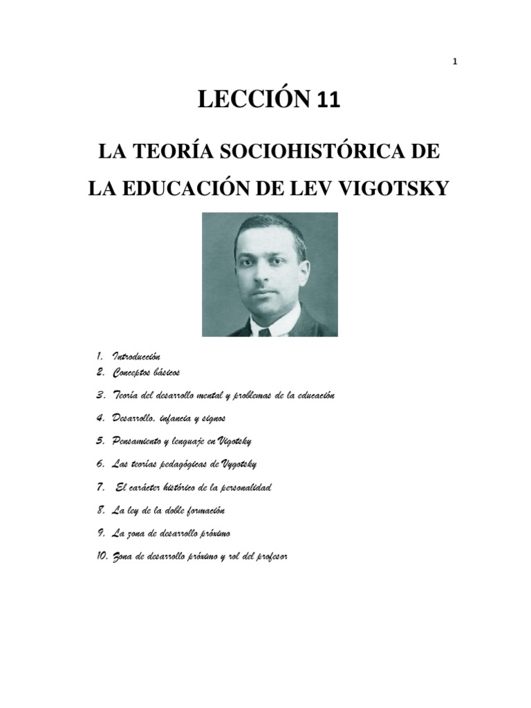 Vigotsky Y El Lenguaje SOLUTION: Pensamiento Y Lenguaje Vigotsky Lev