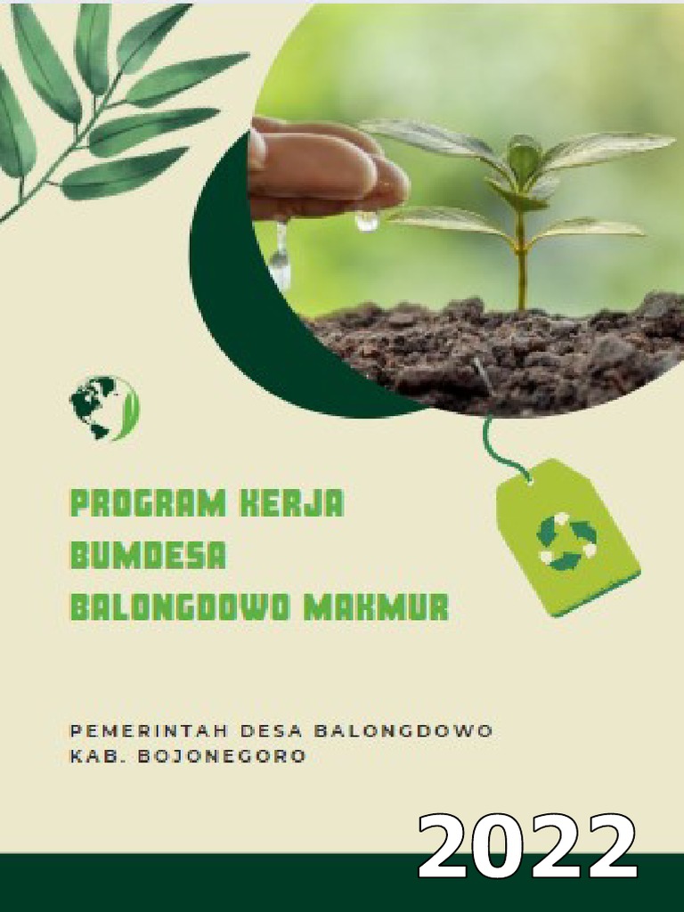 Rencana Program Kerja BUM Desa Balongdowo Maju Upload | PDF