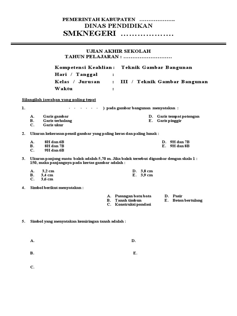 Contoh Soal Tugas Sekolah | PDF
