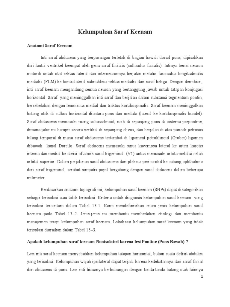 Sixth Nerve Palsy Pdf