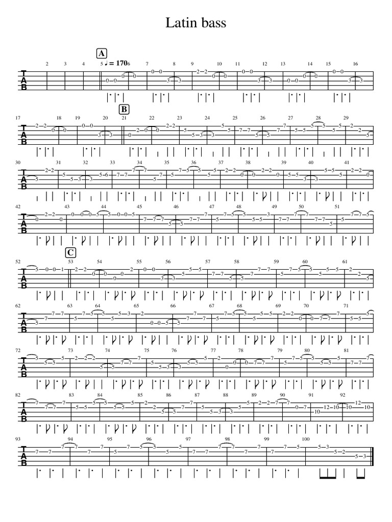 Latin Bass | PDF