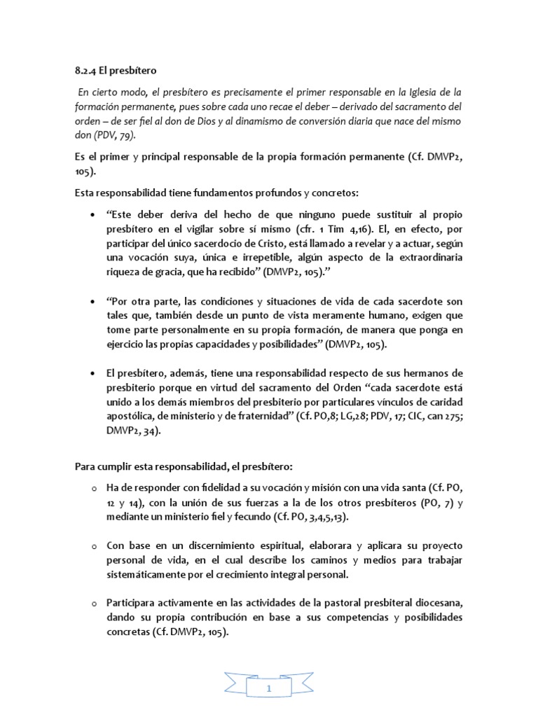 El Presbítero.. | PDF | Sacerdote | obispo