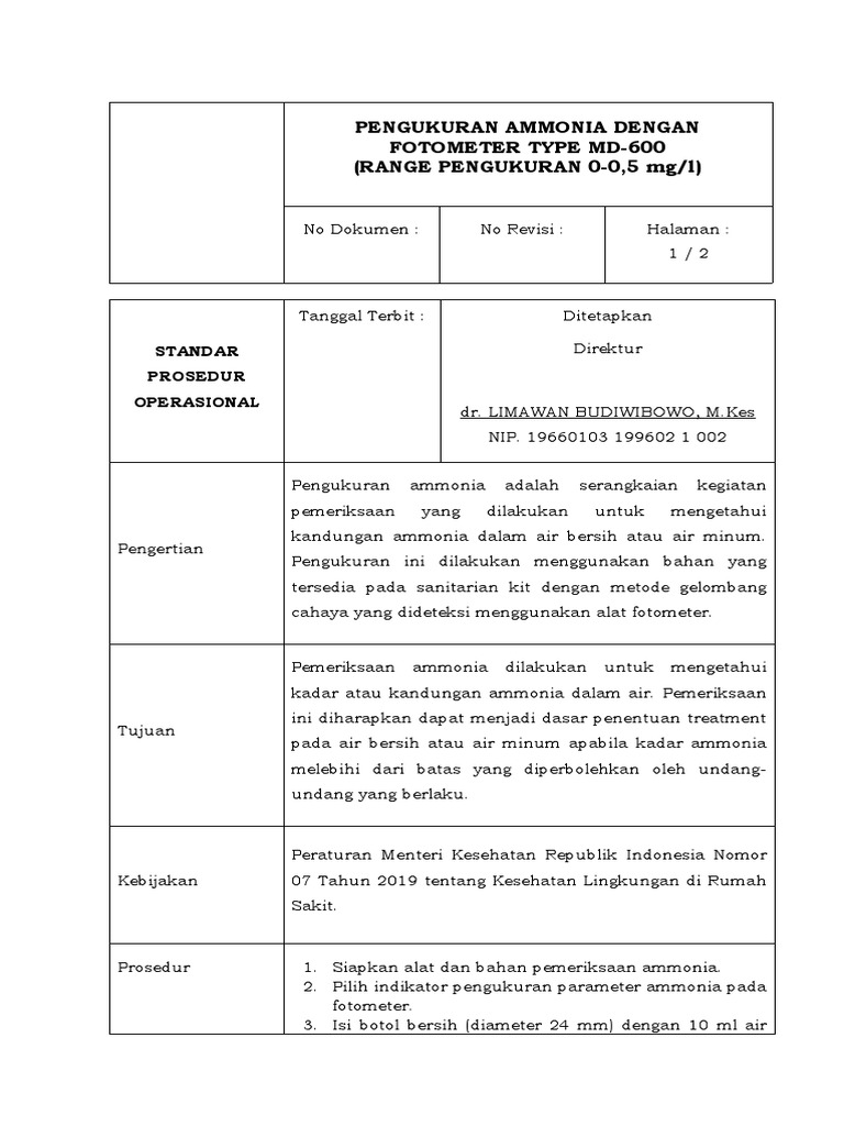 Pengukuran Parameter Kualitas Air | PDF