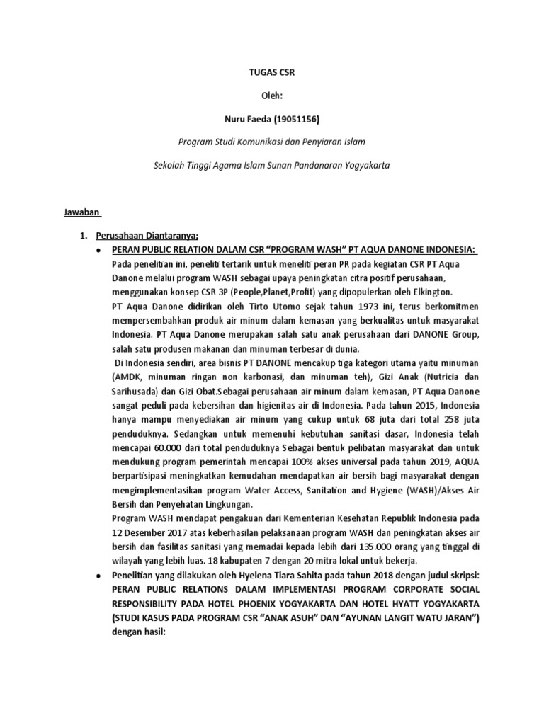 Tugas CSR | PDF