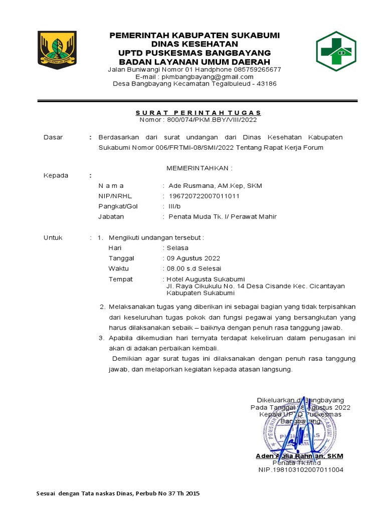 SURTUG 09 Agustus | PDF