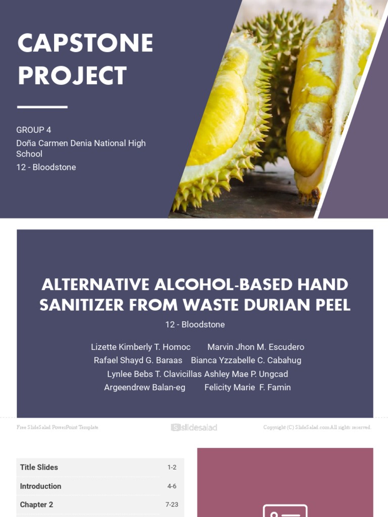 Capstone Project: Group 4 Doña Carmen Denia National High School 12 ...