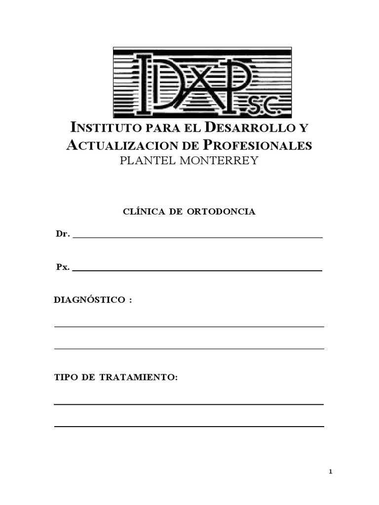 Idap Historia | PDF | Ortodoncia | Odontología