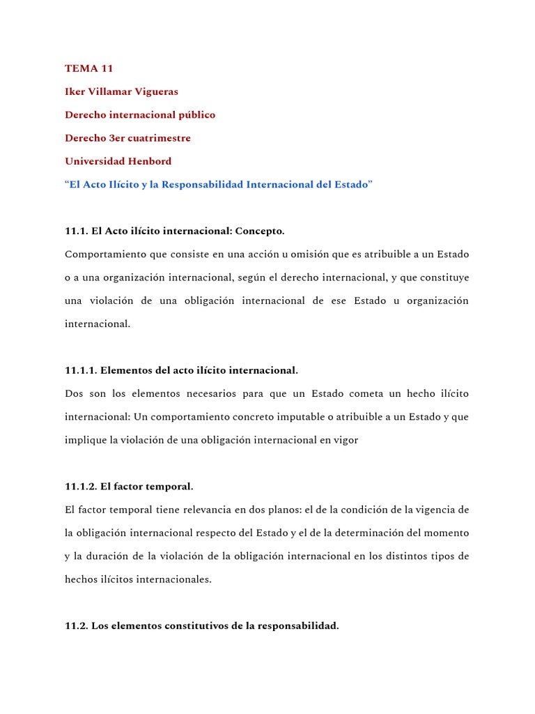 Tema 11 Dip | PDF | Daños y perjuicios | Justicia