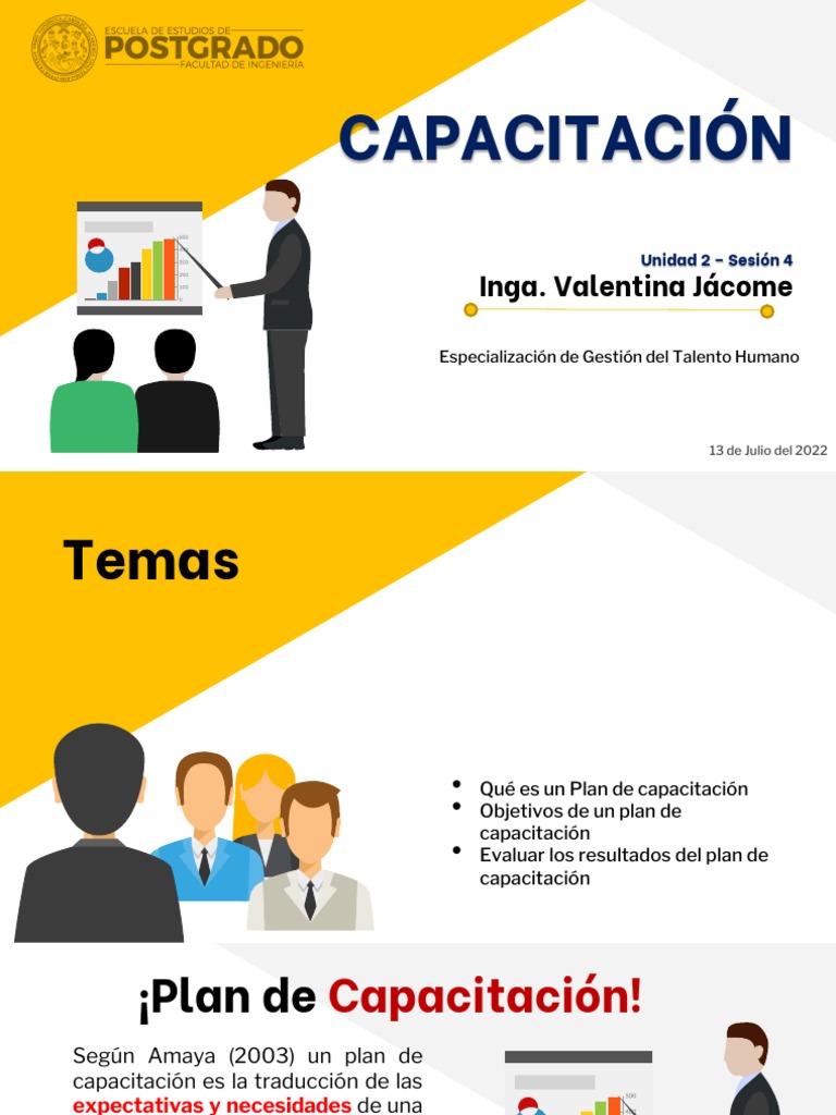 Sesión 4 Plan De Capacitación Pdf Gestión De Recursos Humanos